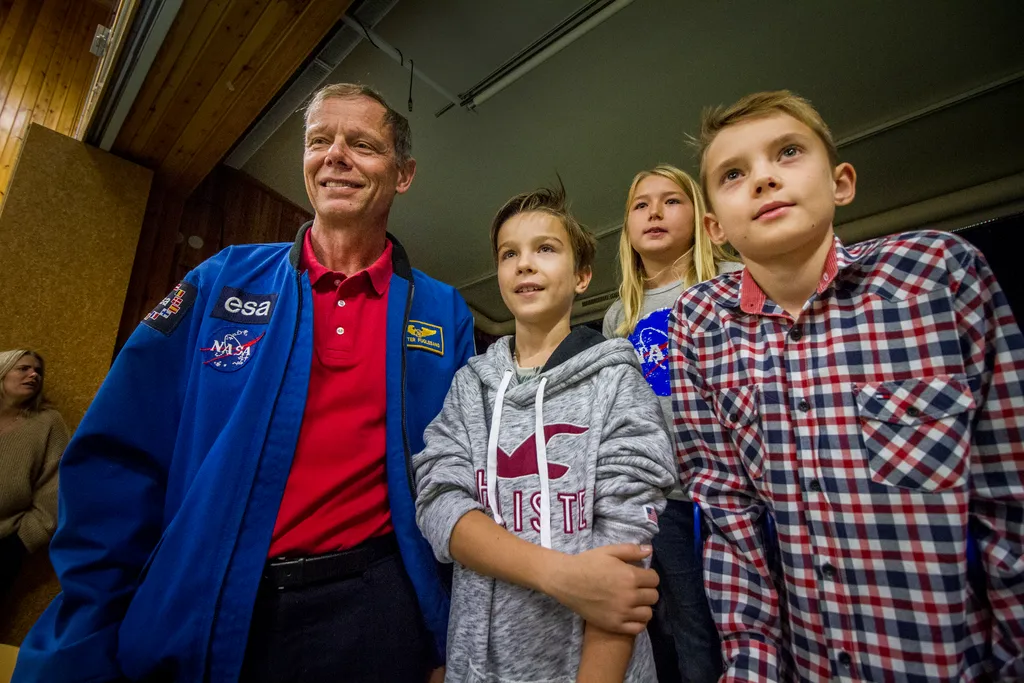 Sveriges ende astronaut landade på Myrängsskolan | Mitt i