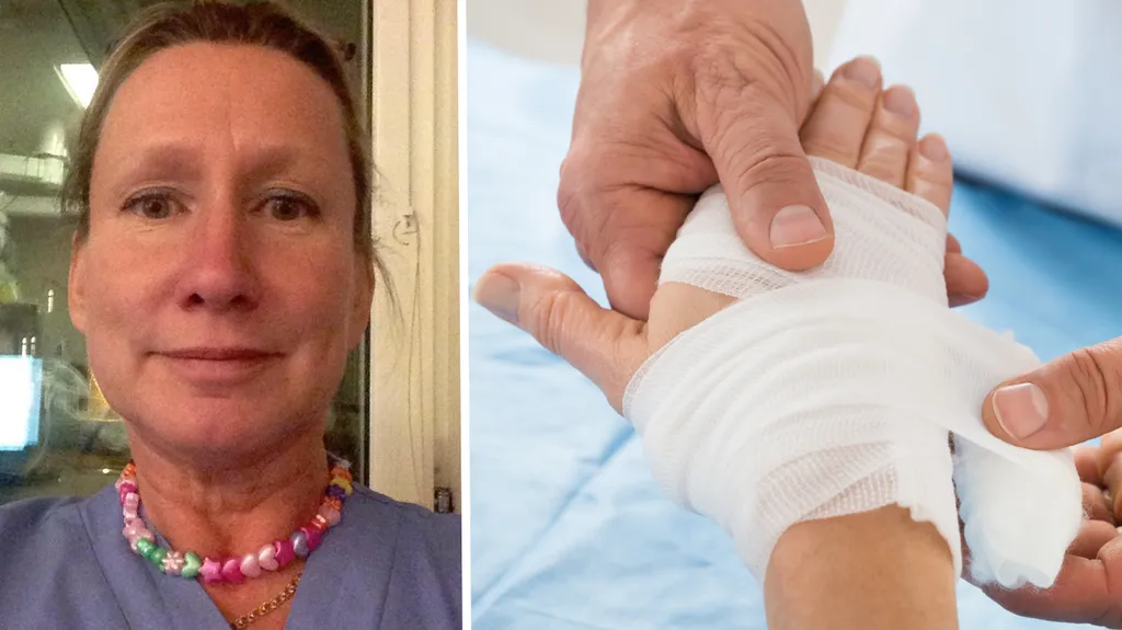 Carina halkade och slog upp jack i huvudet | Mitt i