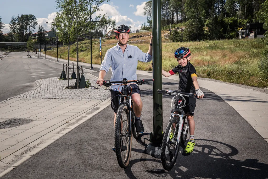 Smala cykelbanor i nya Vega irriterar cyklister | Mitt i