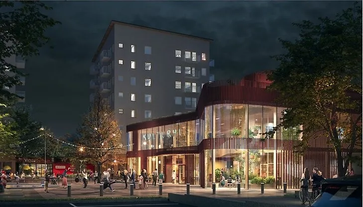 Så går bygget för kulturcentret i Valsta | Mitt i