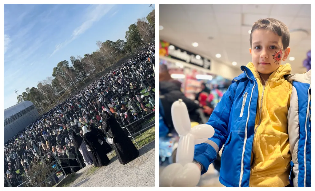 Folkfest när eid al-fitr firas i Järva | Mitt i