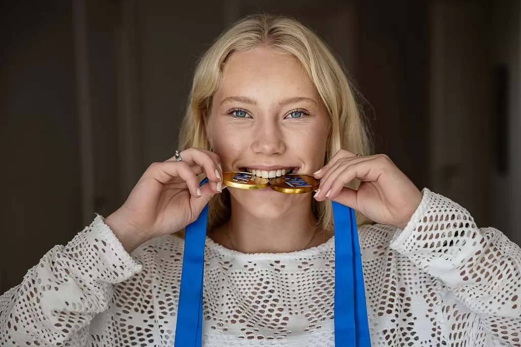 Väsbytjejen Elsa – bäst i Europa på motocross | Mitt i